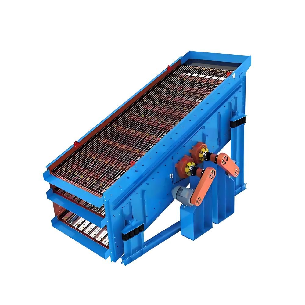 Circular vibrating screen for coal washing equipment